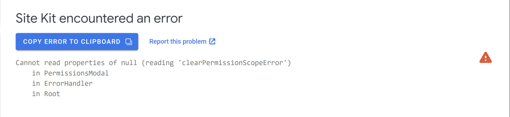 Dashboard - Site Kit by Google