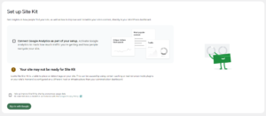 Setup - Site Kit by Google