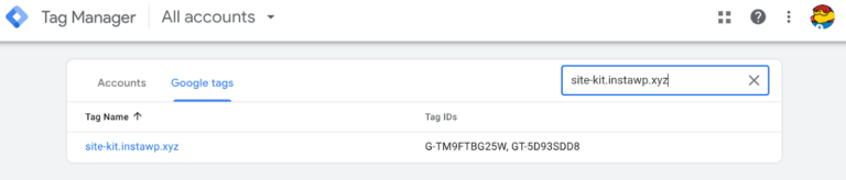 The Google tag - Site Kit by Google
