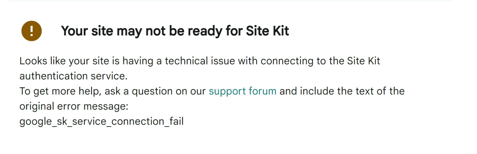 Setup - Site Kit by Google