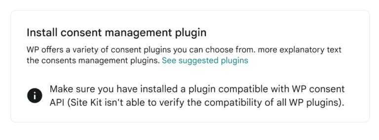 Consent mode - Site Kit by Google