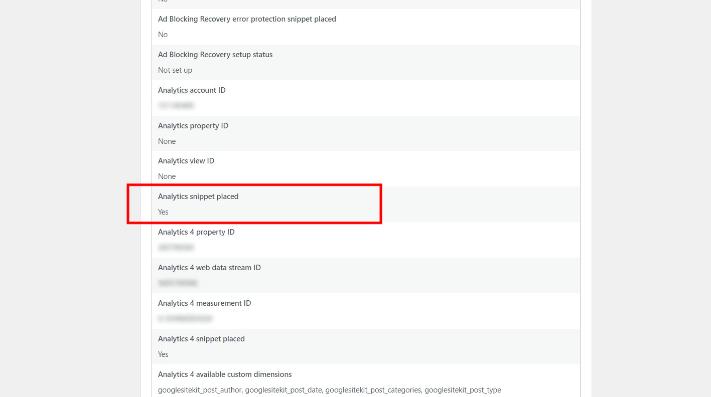 Analytics - Site Kit by Google